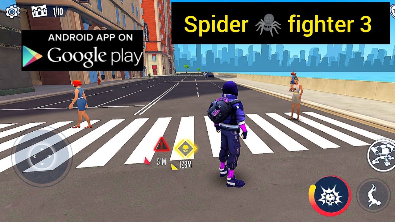 spider fighter 3 gameplay video || part30 - YouTube