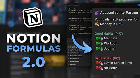 Notion Formulas 2.0 - YouTube