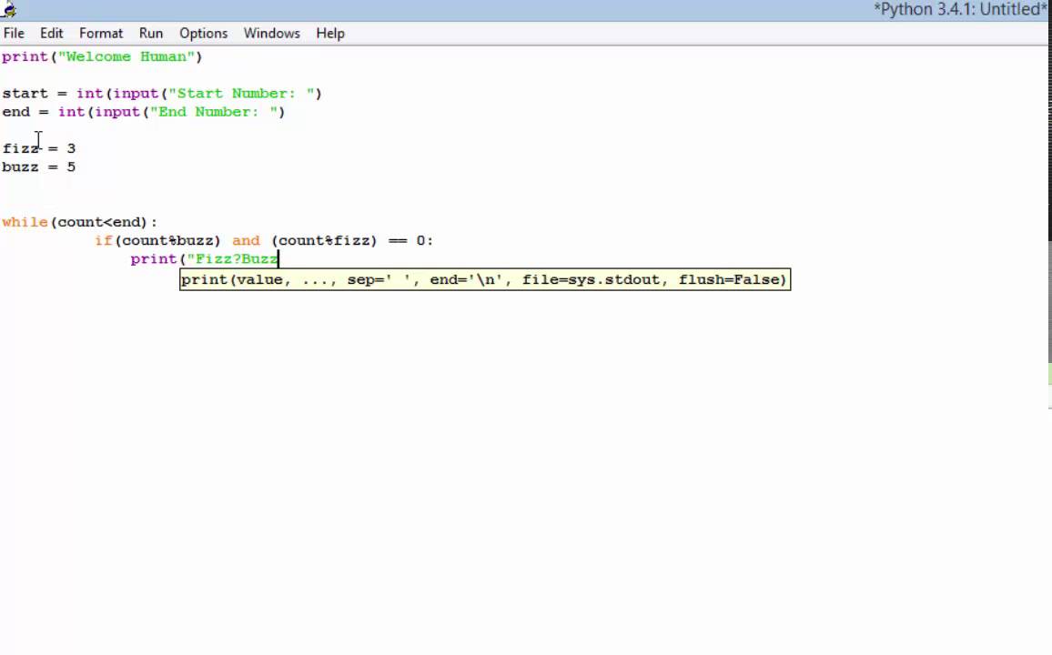 Python | FizzBuzz Game Tutoiral - YouTube