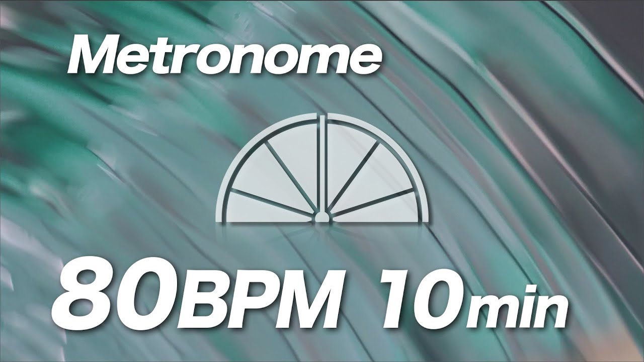80 BPM Metronome: 10-Minute Timer for Laser Focus! - YouTube