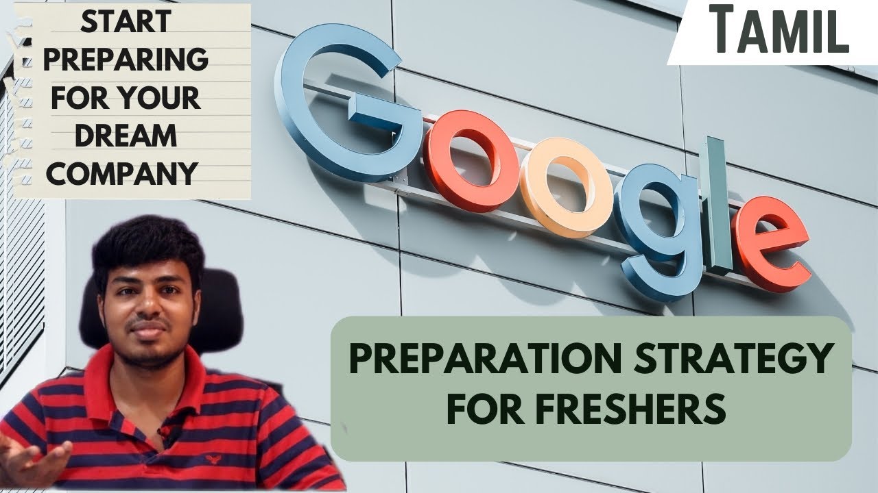 How to prepare for companies like Google | Preparation Strategy for Freshers | Tamil - YouTube