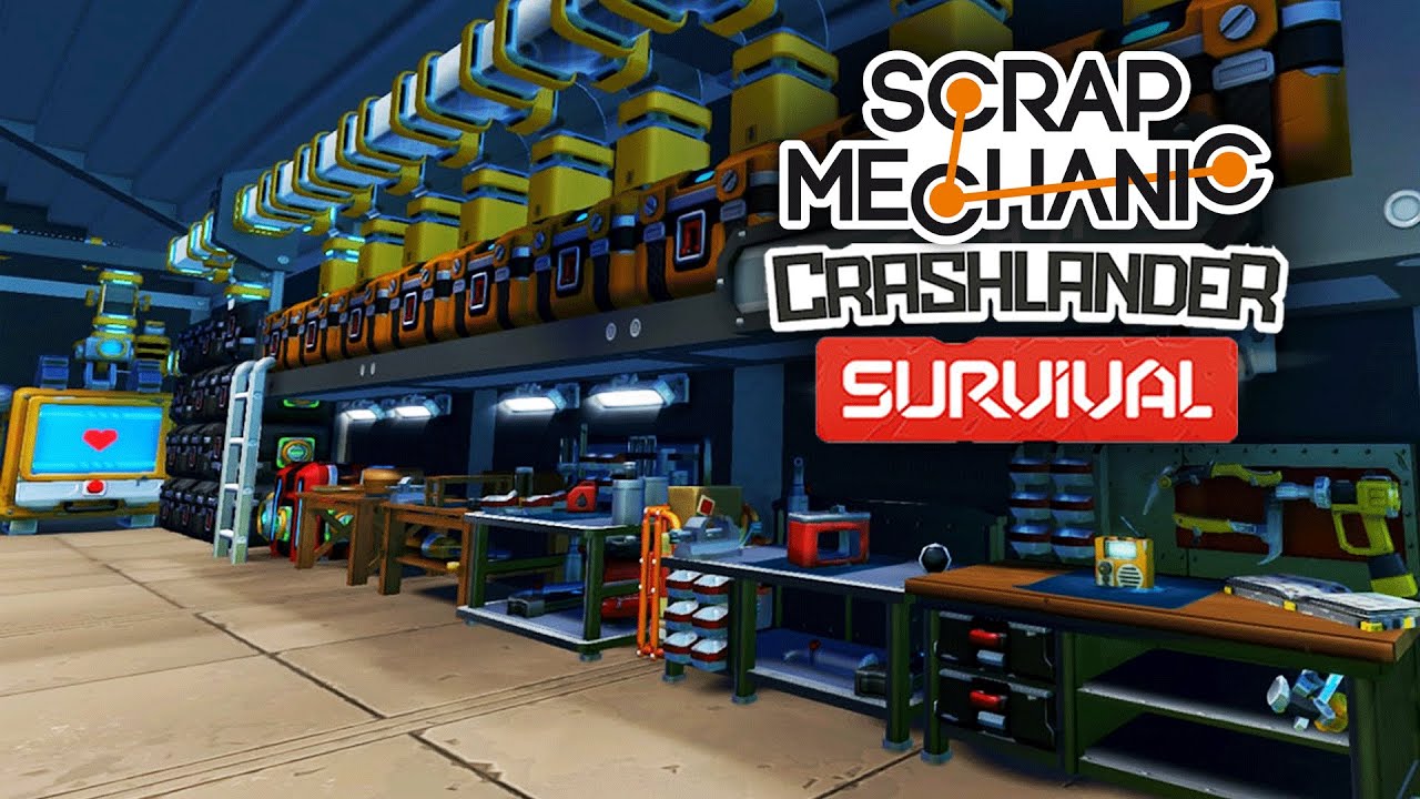Scrap Mechanic Crashlander Survival Series - Episode 2 - YouTube