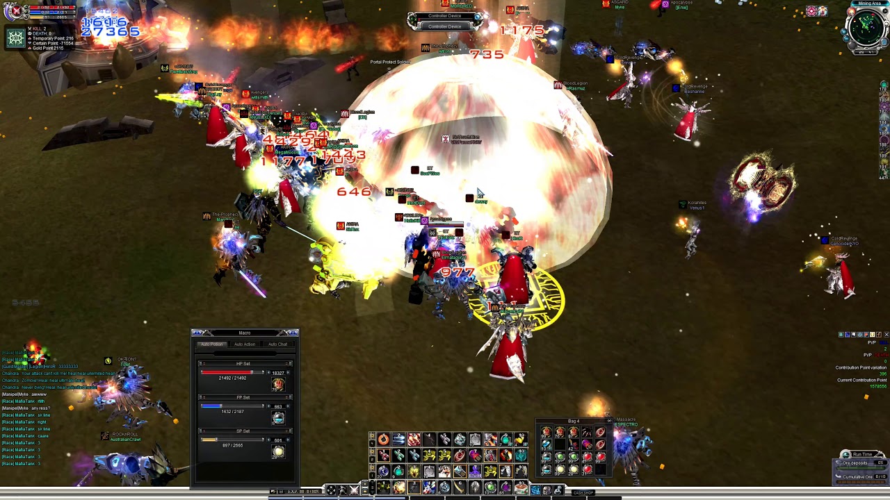 Bell fight against two races Chip War 1 RF Online RedFox Server Titan ...