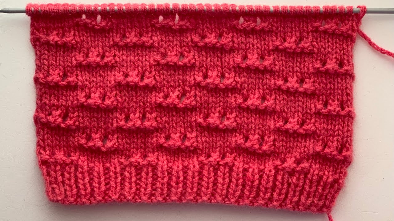 Pretty Knitting Stitch Pattern For Sweater/Jacket/Frock/Cardigan/Socks ...