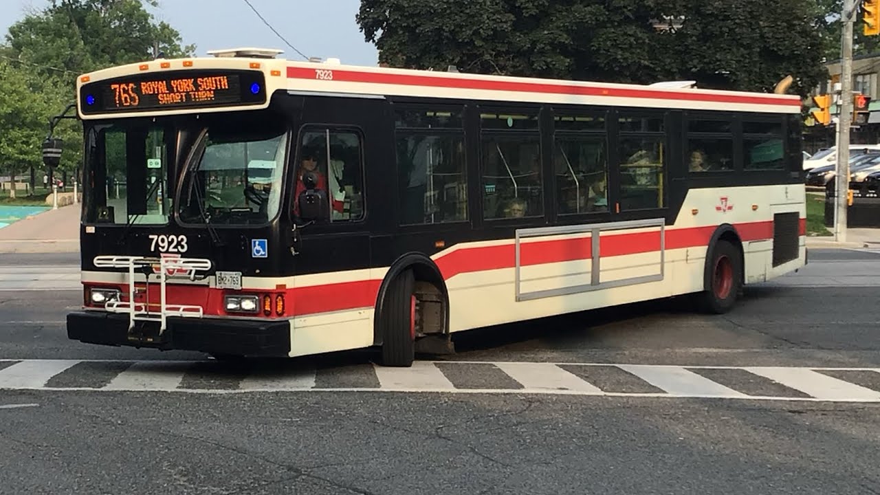 TTC Ride Video on 8055 on route 76A Royal York South to Lake Shore ...