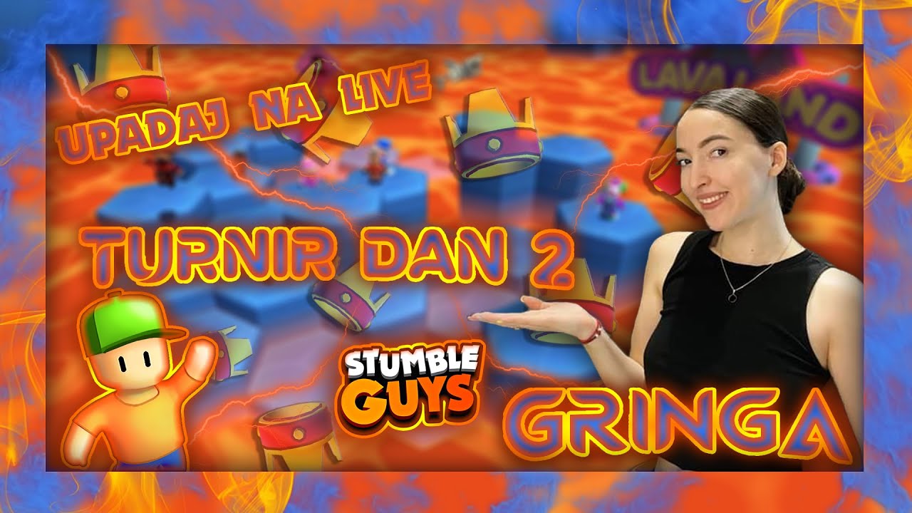 TURNIR U STUMBLE GUYS SRECNO SVIMA! 2 DAN - YouTube