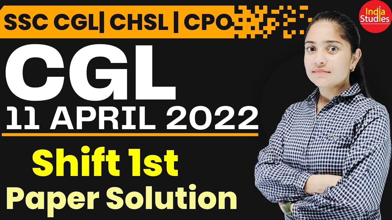 ssc cgl 11 april 2022 sift-1 paper solution || Maths By Mona Mam - YouTube