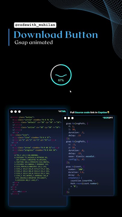 Download Button #codewith_muhilan #css #coding - YouTube
