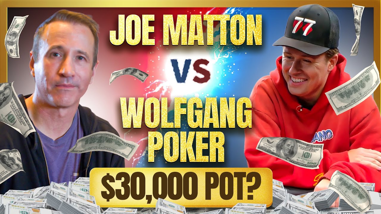 LAUGHING @Wolfgang_Poker AK vs Joe Matton’s 64o♠️ Bally's Live at the ...