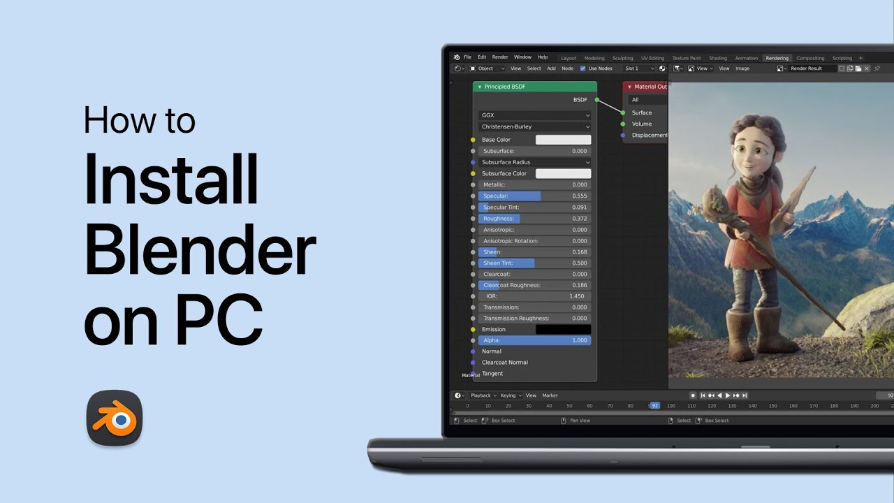 How To Download and Install Blender on PC & Laptop - YouTube