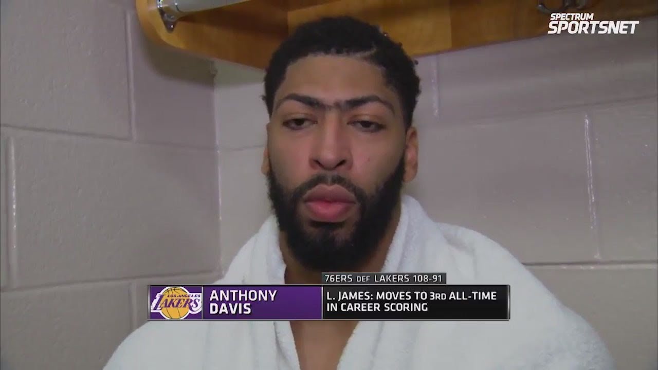 Anthony Davis calls LeBron is the GOAT after he passes Kobe on NBA ...