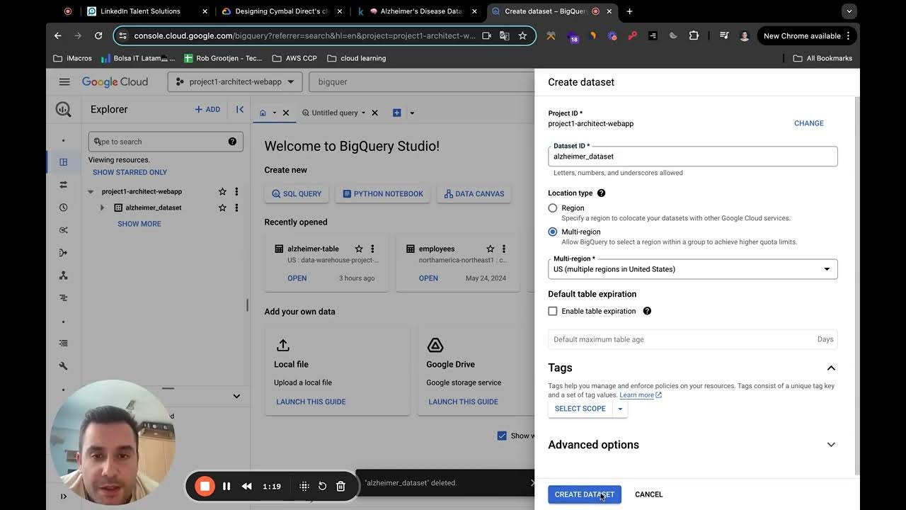 GCP Learning 2024: How to upload a CSV file to BigQuery and analyze it with Looker Studio - YouTube