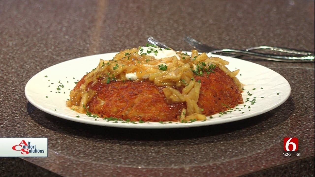 Swiss Potato Rösti & Cinnamon-Apple Compote - YouTube