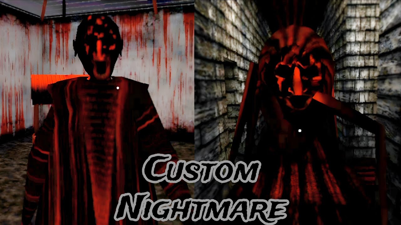 Custom Nightmare Granny Gameplay - Car Escape - YouTube