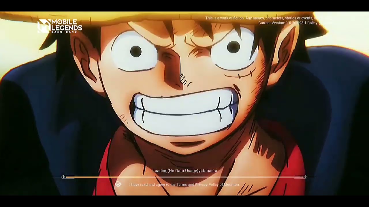 Loading screen MLBB (Luffy) - YouTube