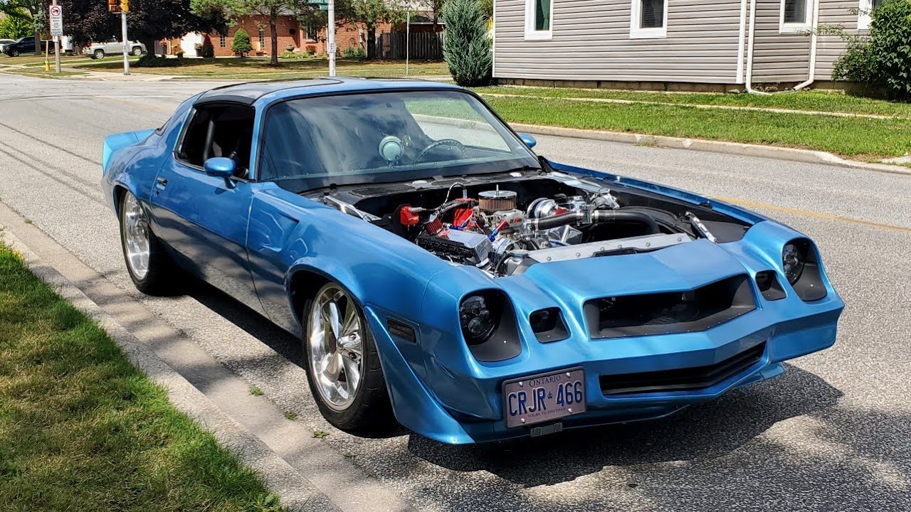 81' Z28 - 381 stroker - custom build - big Mutha thumpr cam. - YouTube