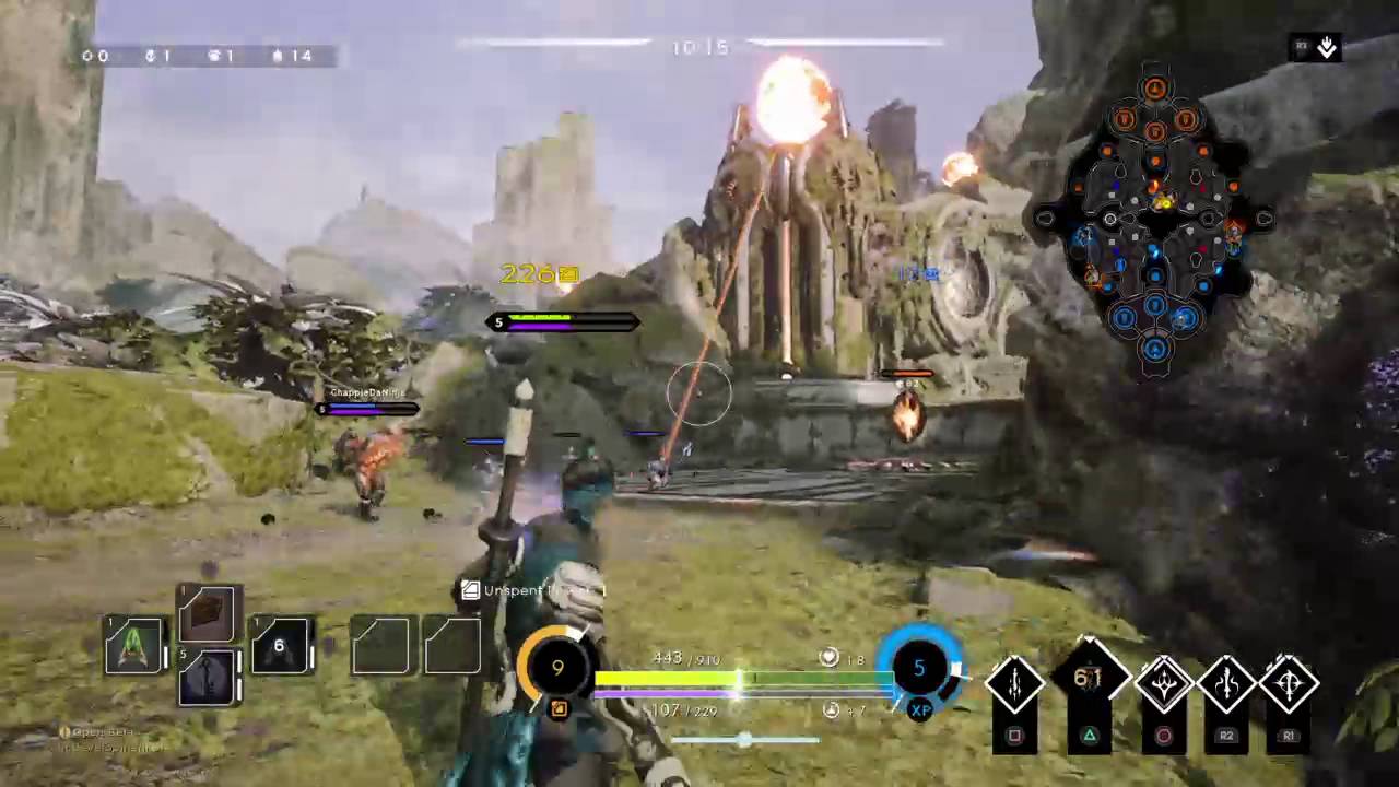 Paragon Gameplay Online New Hero Kwang Battle - YouTube