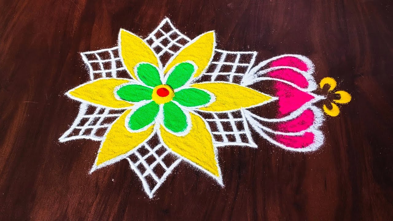 Pongal kolam 2024 | sankranthi muggulu | sankranthi Rangoli | pongal ...