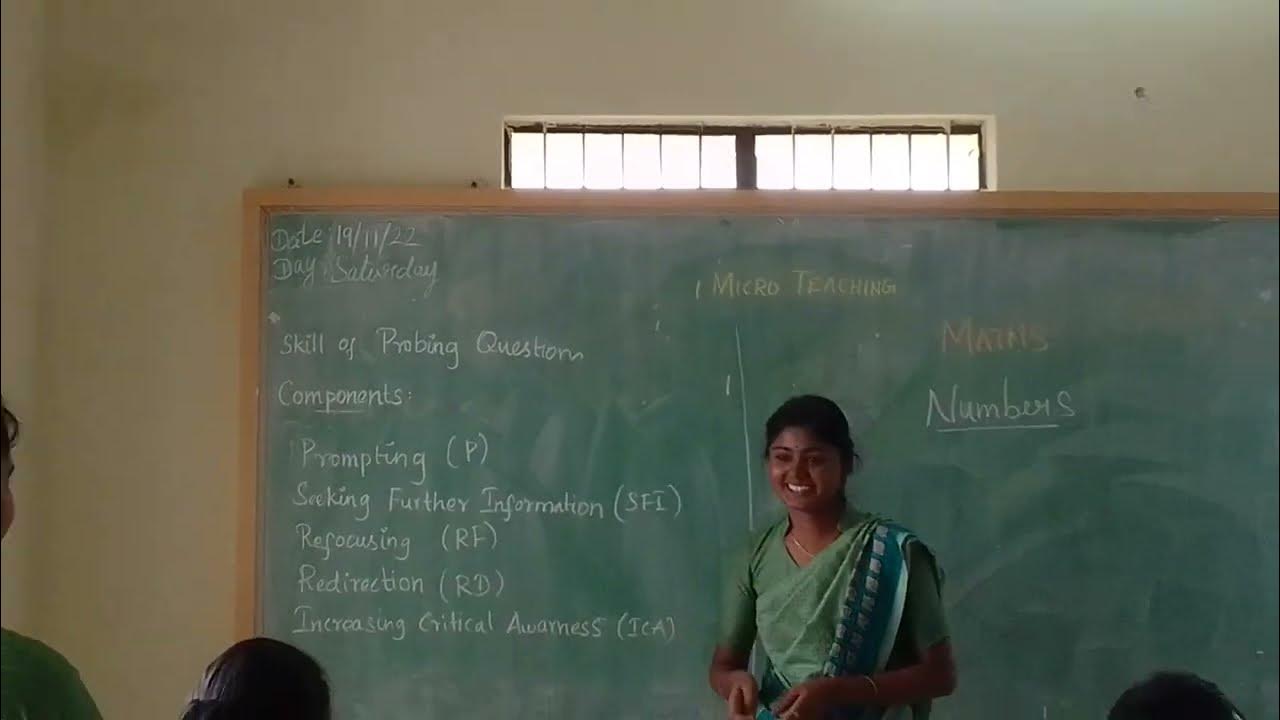 Micro Teaching Skills - Skill of Probing Questions - YouTube