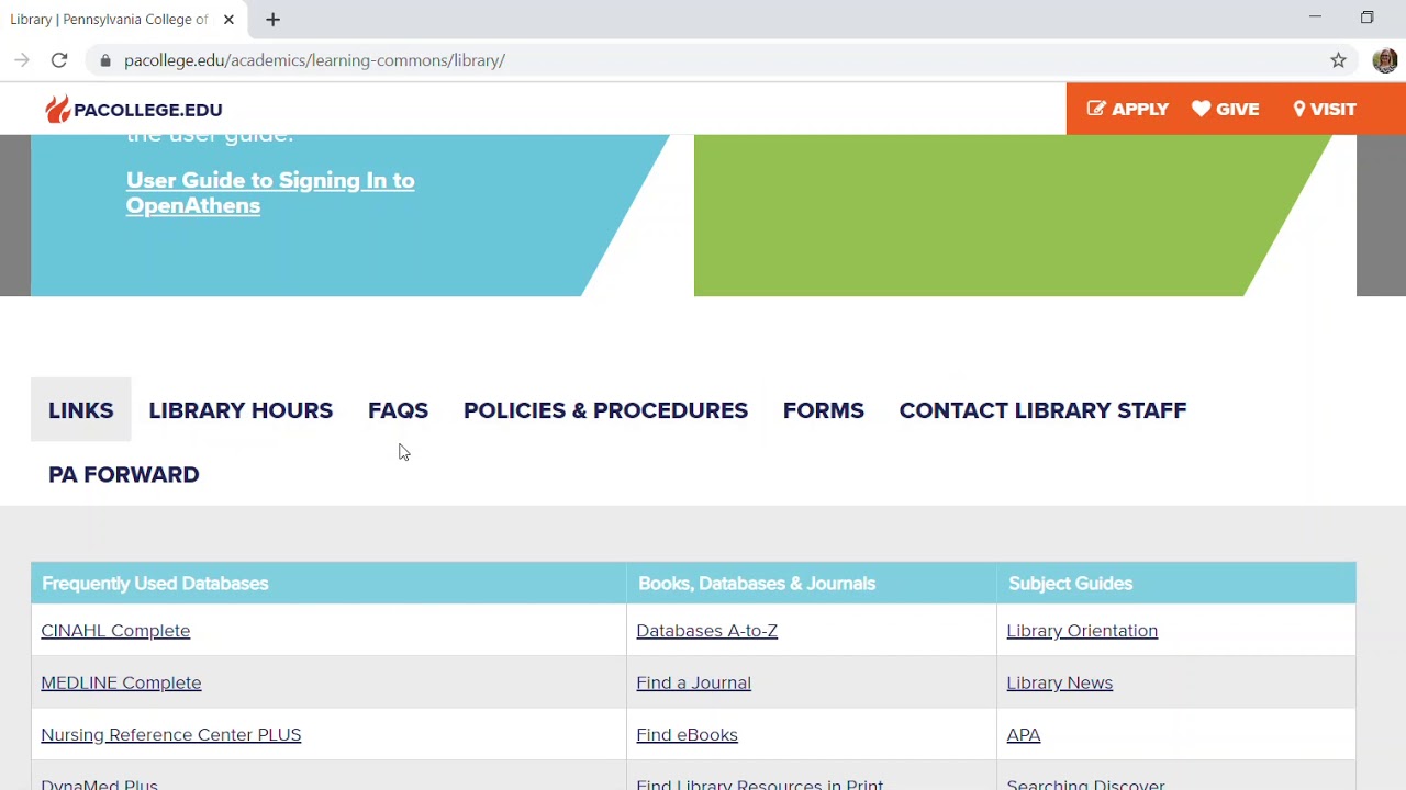 Library home page overview - YouTube