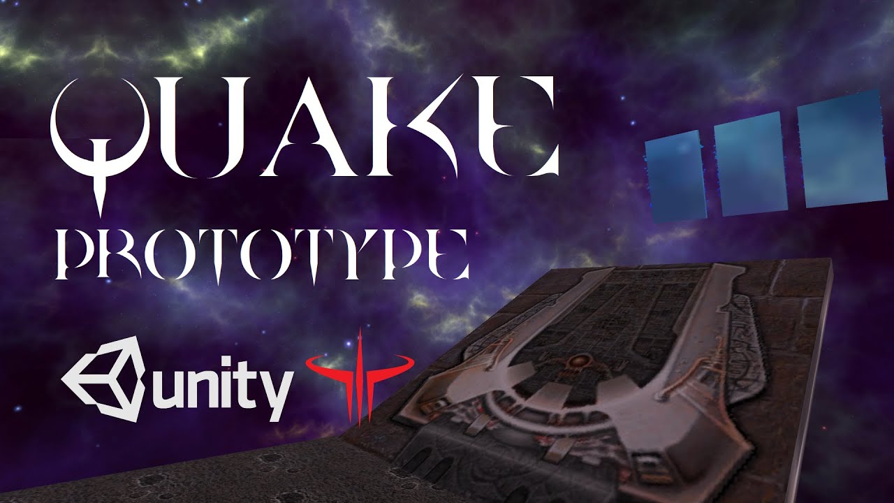 My Quake-like, arena shooter game in Unity3D - YouTube