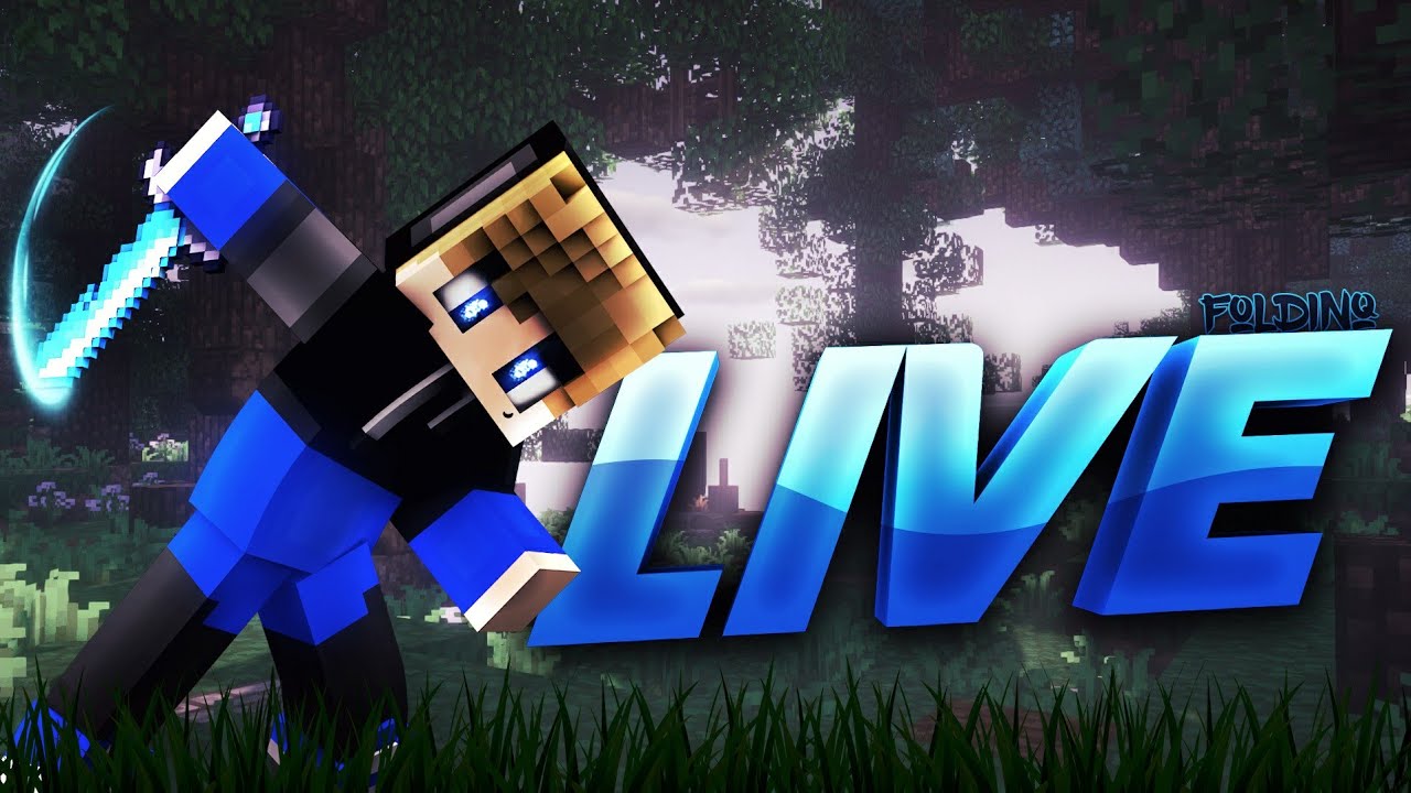 Live de Minecraft jogando com as pessoas da Live - YouTube