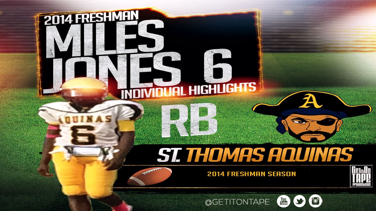Miles Jones - Saint Thomas Aquinas (FL) Freshman Season Highlights ...