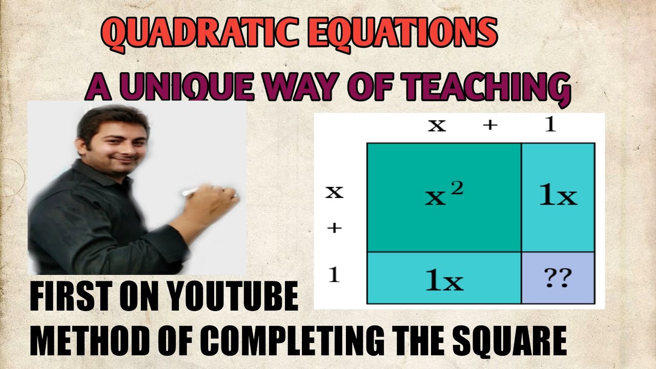 Class 10th Ncert Math Chapter 4 Quadratic Equation By Method Of Completing The Square By Kabeer class-10th-ncert-math-chapter-4-quadratic-equation-by-method-of-completing-the-square-by-kabeer