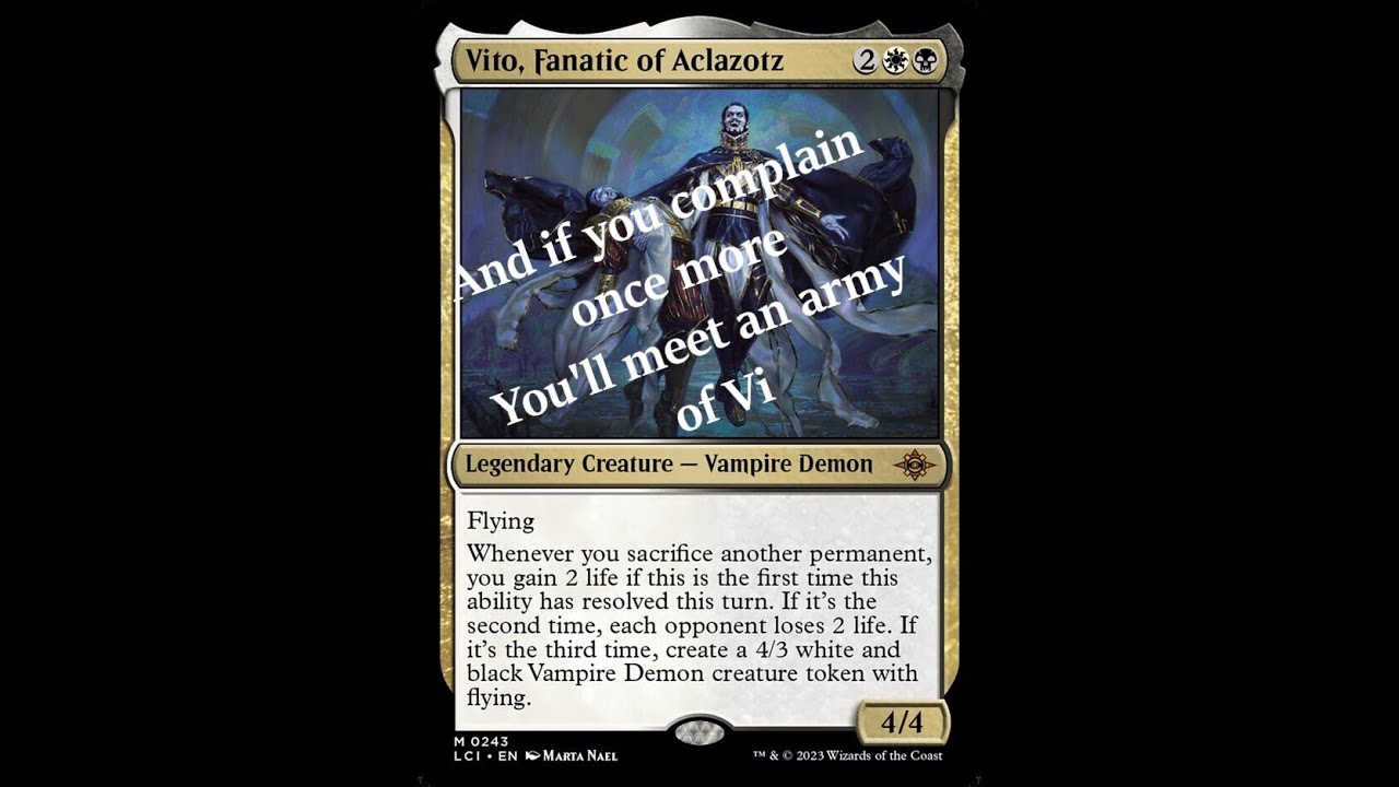 Magic Mondays - ep38 - Army of Vi, with Vito, Fanatic of Aclazotz ...