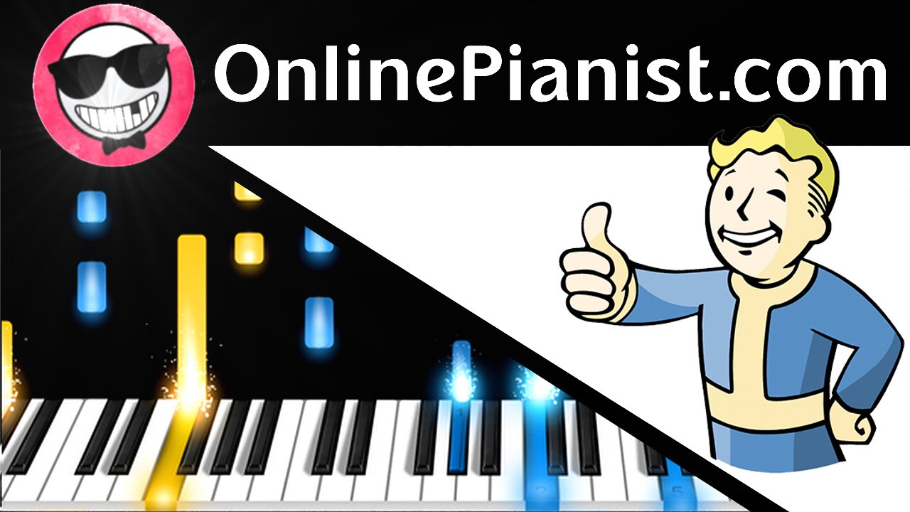 Fallout 4 - Main Theme Piano Tutorial - How to Play - YouTube