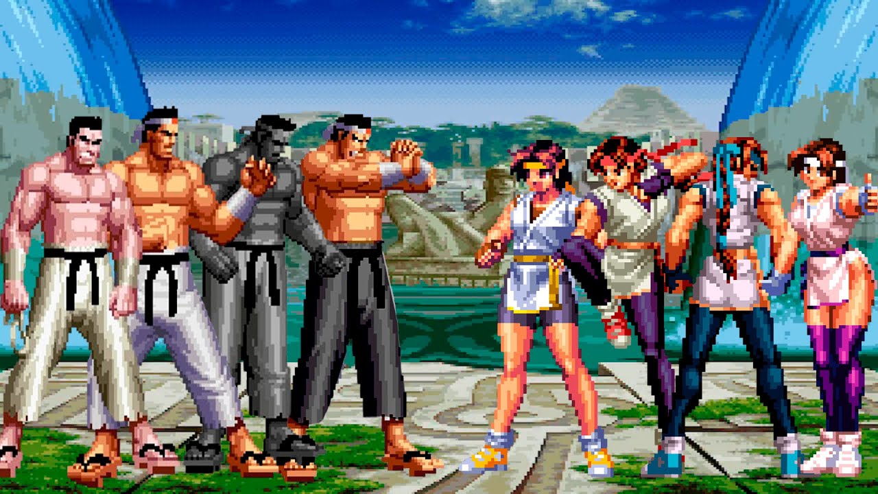 The King of Fighters (MUGEN) | Goro Daimon Team vs Yuri Sakazaki Team ...