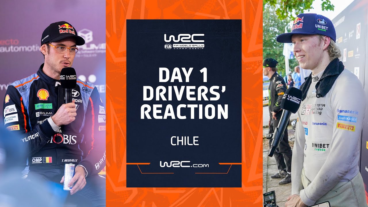 Day 1 Drivers' Reaction | WRC Rally Chile Bio Bío 2023 - YouTube