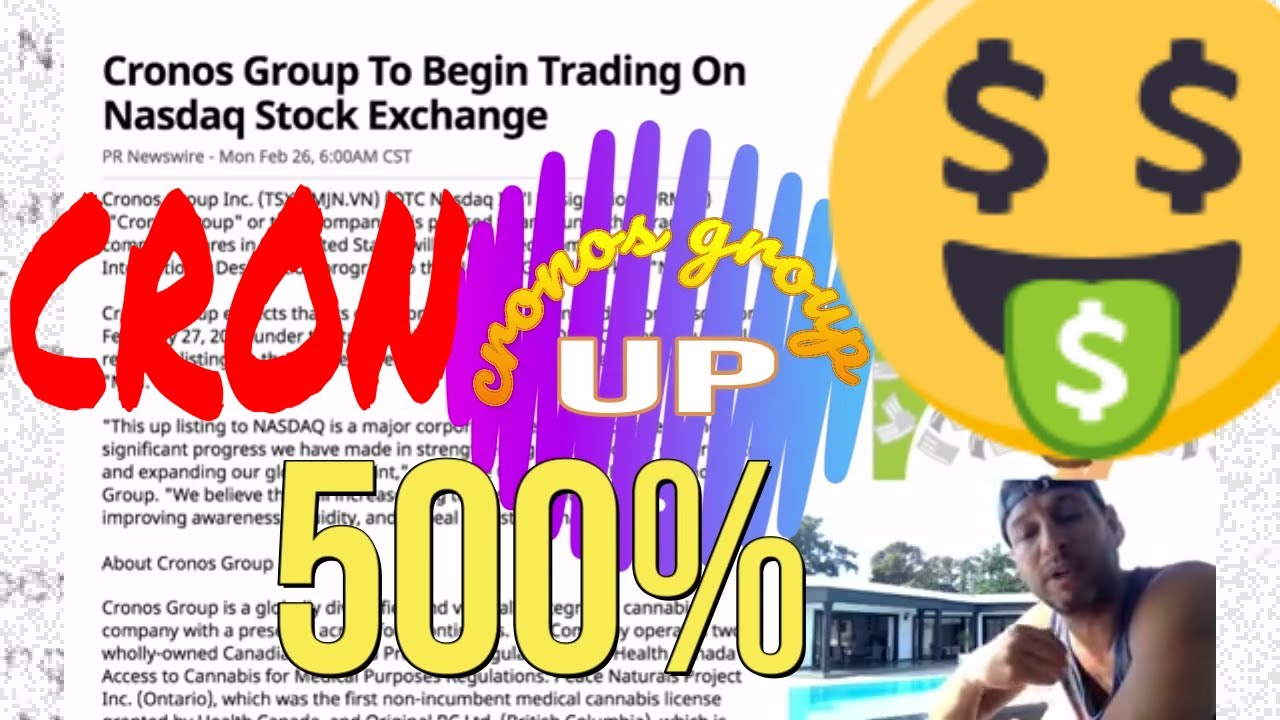 Cronos Group to Begin Trading on the NASDAQ Stock Exchange under the ...