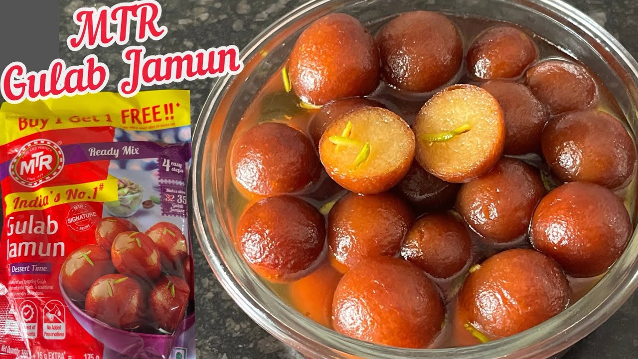 MTR Gulab Jamun Mix Recipe | MTR Gulab Jamun Recipe - YouTube