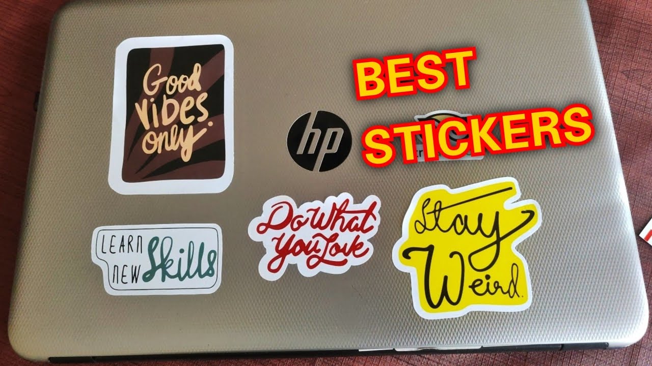 BEST STICKERS FOR LAPTOP | Laptop STICKERS in a BUDGET | graffiti ...