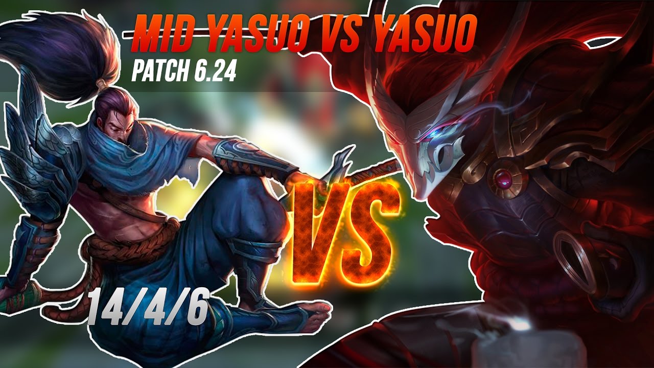 Mid Yasuo VS Yasuo - League Of Legends - YouTube