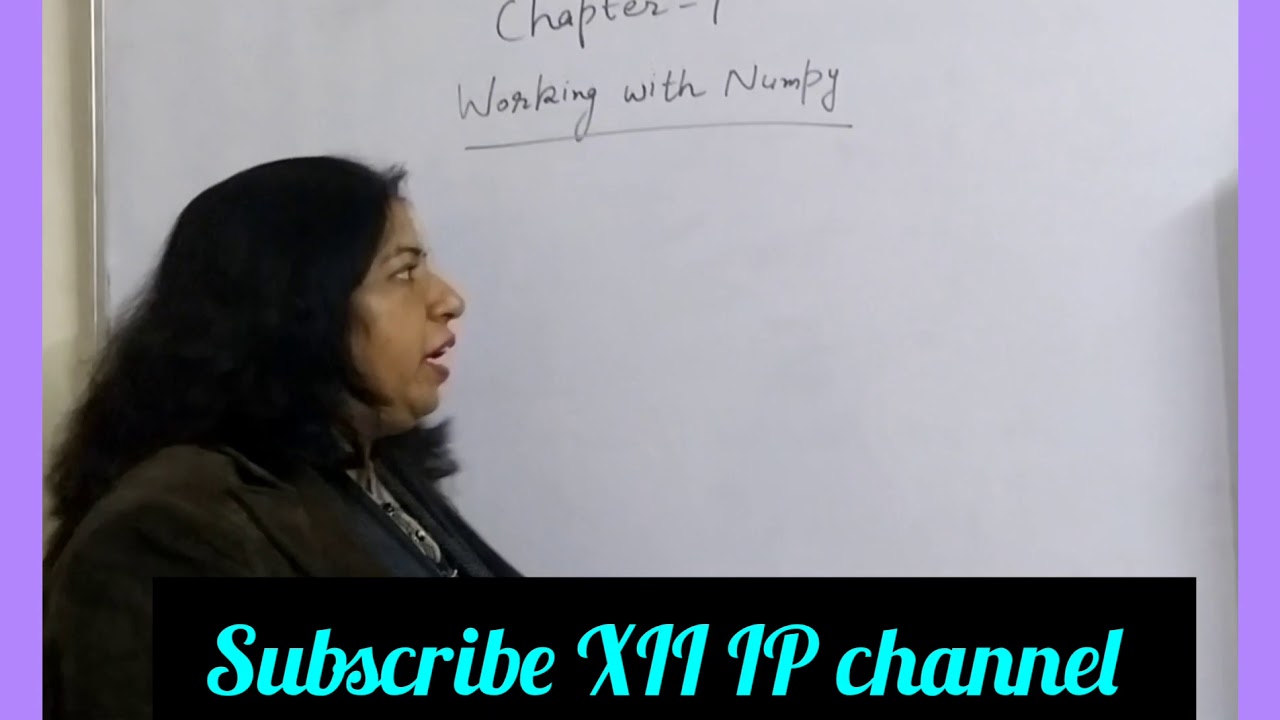 Numpy Part 1 YouTube Numpy Part 1 YouTube