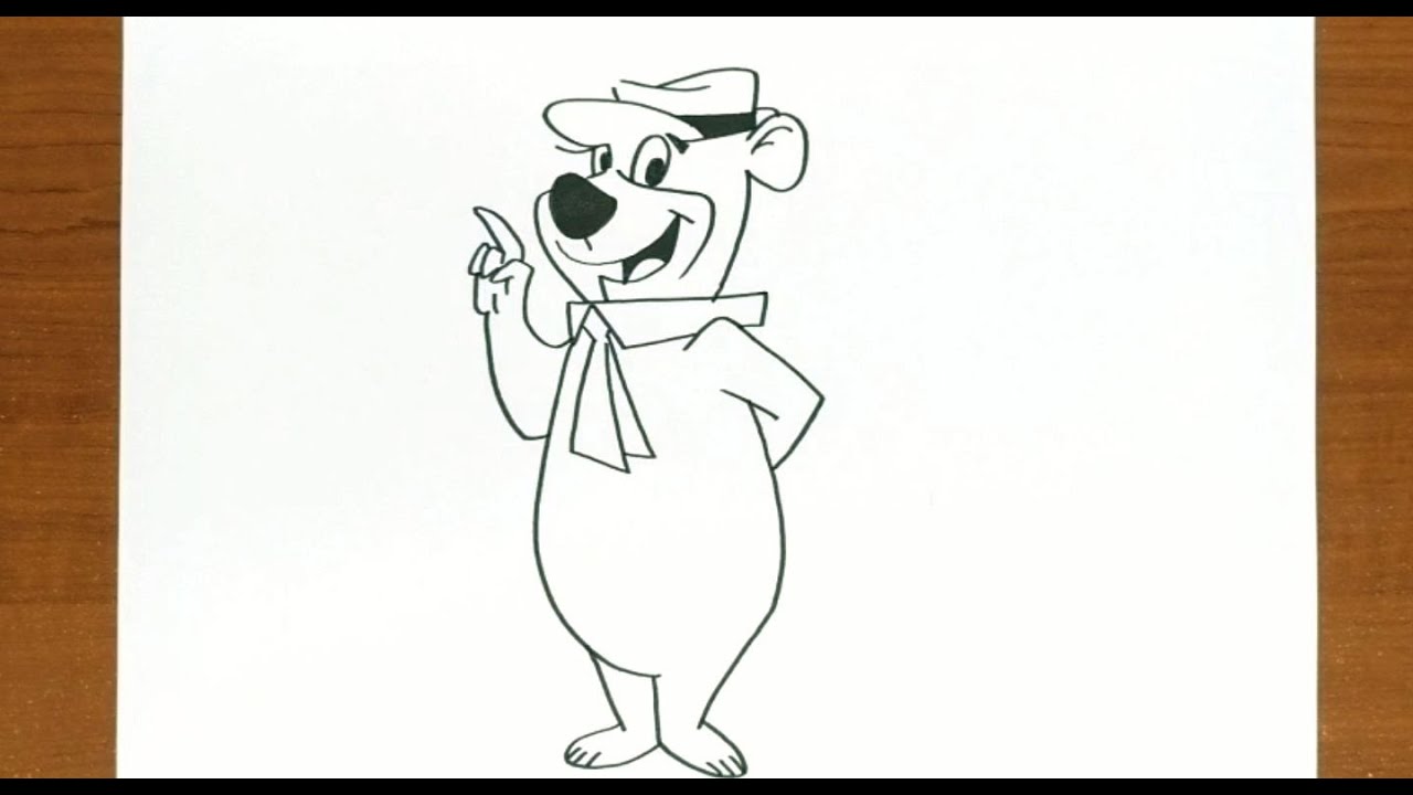 How to Draw YOGI BEAR - YouTube