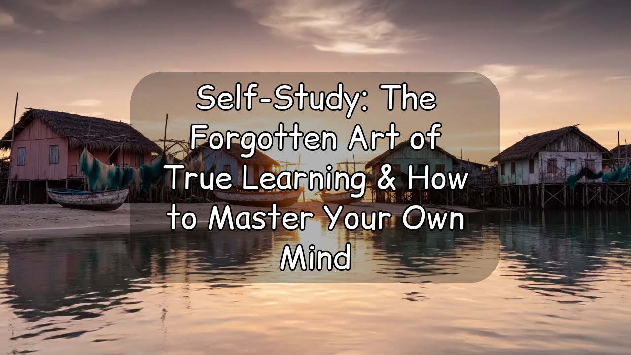 Self-Study: The Forgotten Art of True Learning & How to Master Your Own ...