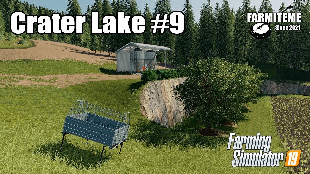 Building a silo and planted some peach trees - Crater Lake #9 - FS19 ...