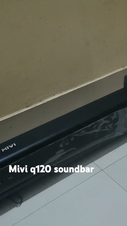 Mivi Q120 sound bar . Good bass - YouTube