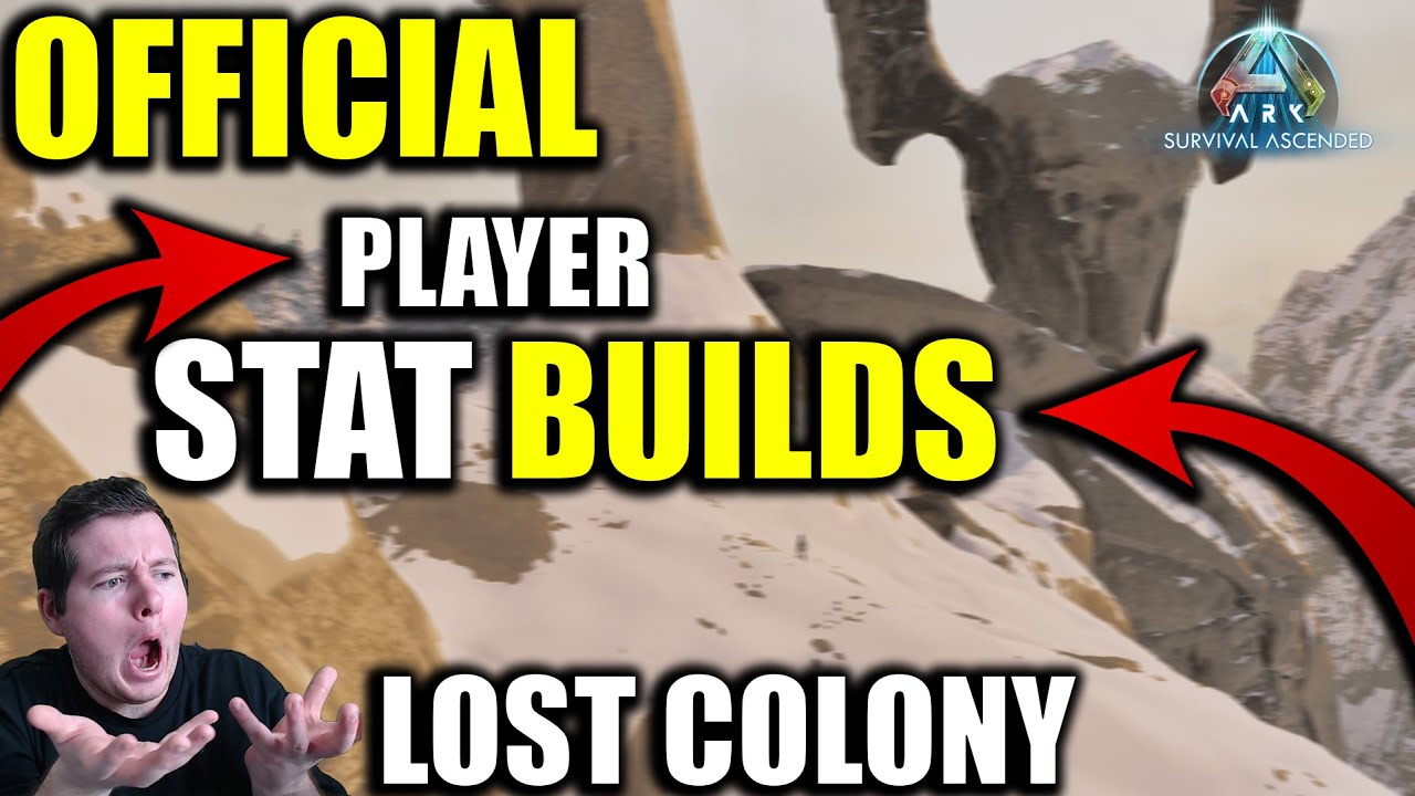 PVP CHARACTER BUILD FOR YOU NEW PLAYERS Ark Ascended - LOST COLONY ...