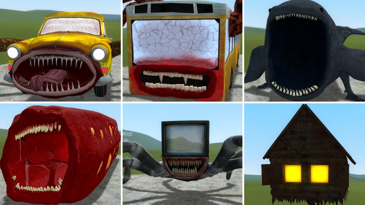 CAR EATER, BUS EATER, BLOOP, TRAIN EATER, TV EATER, HOUSE HEAD VS ALL ... CAR EATER, BUS EATER, BLOOP, TRAIN EATER, TV EATER, HOUSE HEAD VS ALL ...