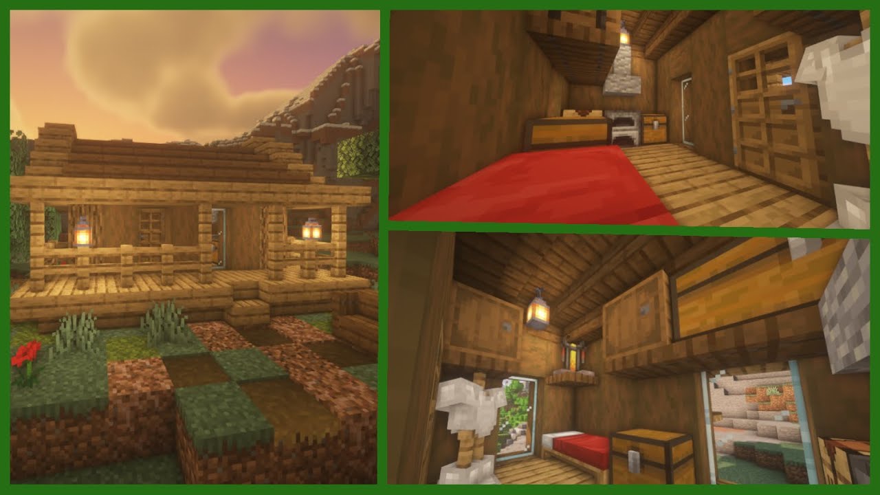 How To Build: Small Wooden Shack | Minecraft | Simple Tutorial - YouTube