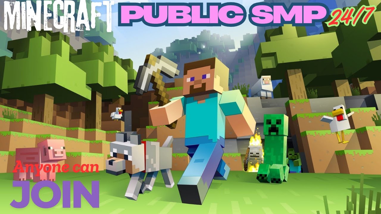 MINECRAFT NEW PUBLIC SMP 24/7 🔥🔥 | ANYONE CAN JOIN | TRUE SMP #1 - YouTube
