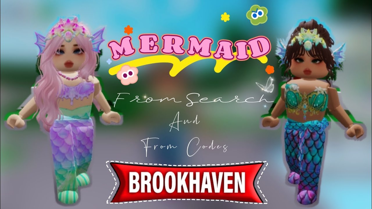 How To Become a Beautiful Mermaid at Brookhaven 🏡rp - YouTube
