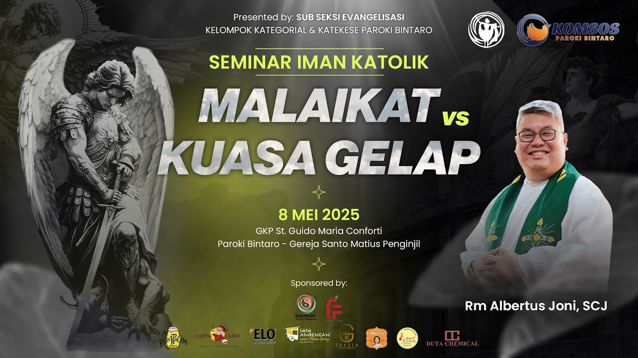 (Moment to Memories) SEMINAR IMAN KATOLIK | MALAIKAT VS KUASA GELAP ...