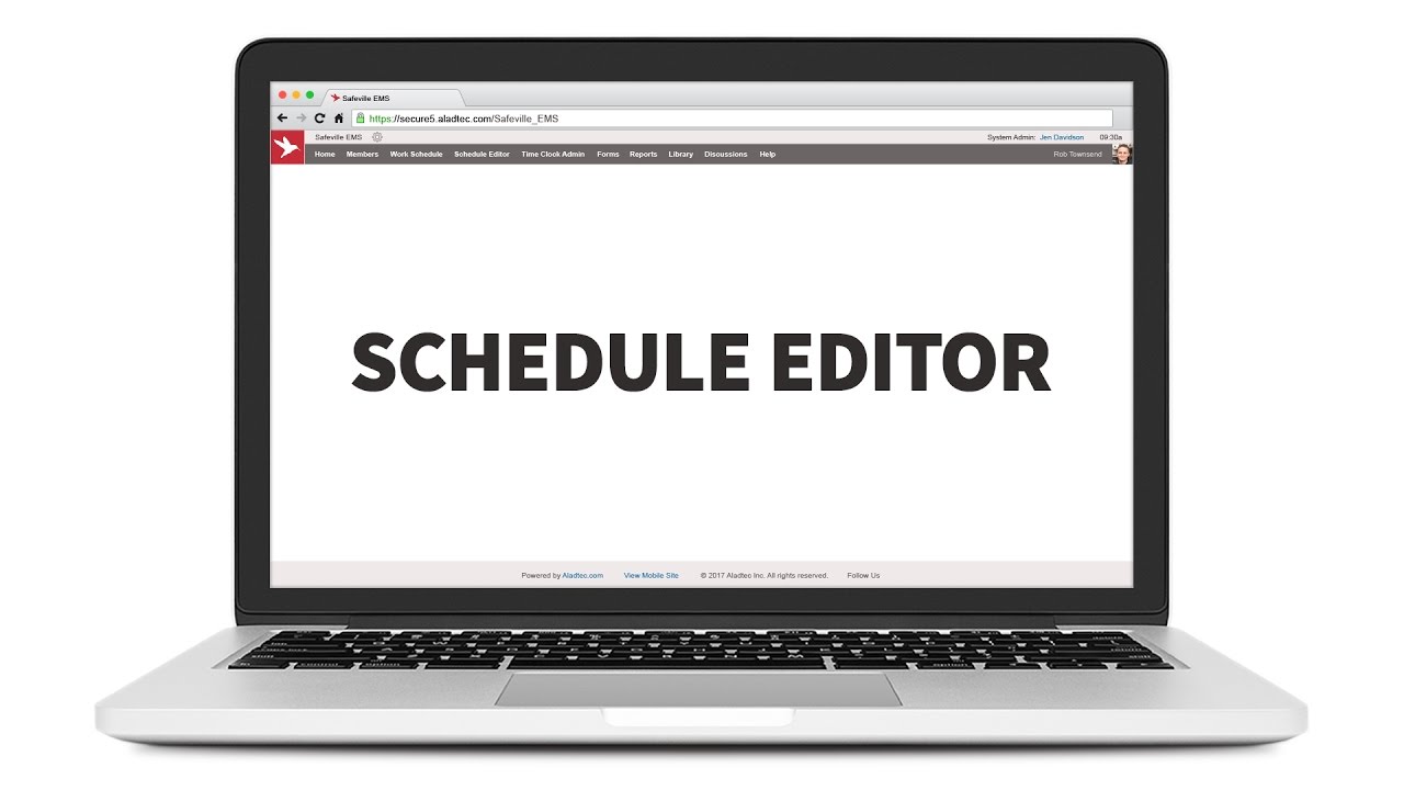 Schedule Editor - YouTube