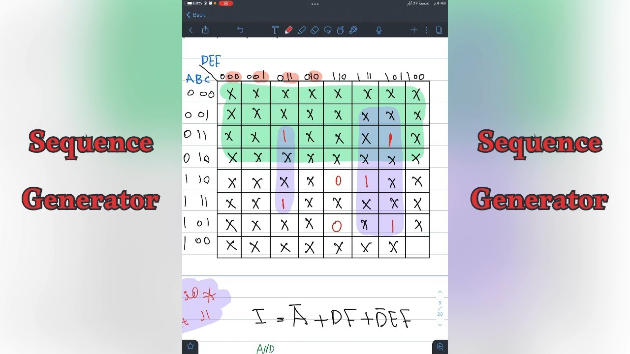شرح موضوع ال Sequence generator ضمن مادة ال DSD - YouTube