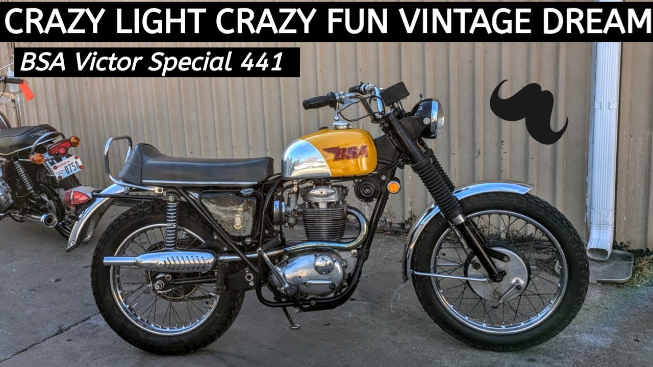Vintage BSA Victor Special 441 - So Much Fun To Ride - Wahoo! - YouTube
